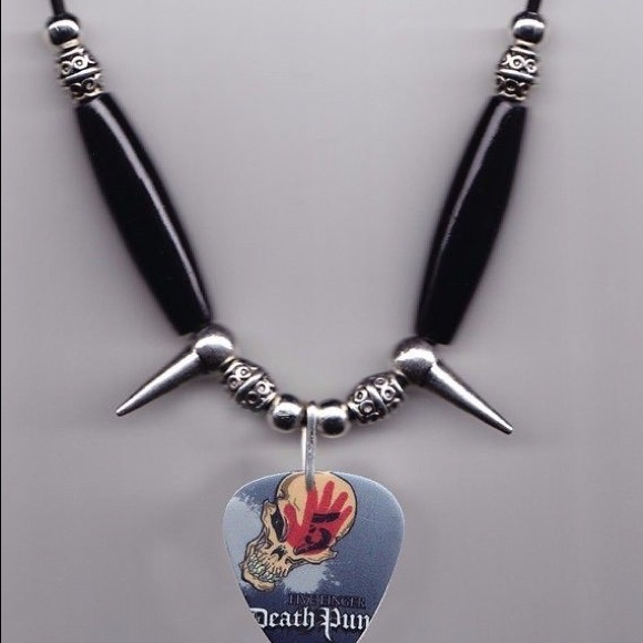 Accessories | Five Finger Death Punch 5fdp Guitar Pick Necklaces | Poshmark